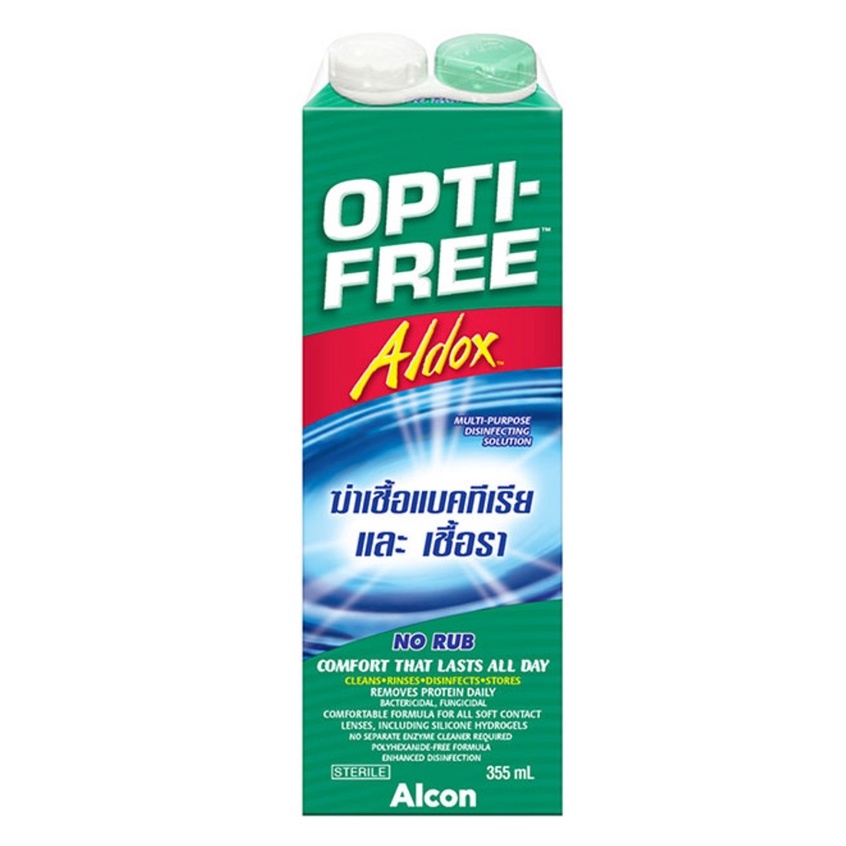 Alcon Opti-Free Aldox อัลคอน น้ำยาล้าง คอนแทคเลนส์ น้ำยาแช่คอนแทคเลนส์ ...