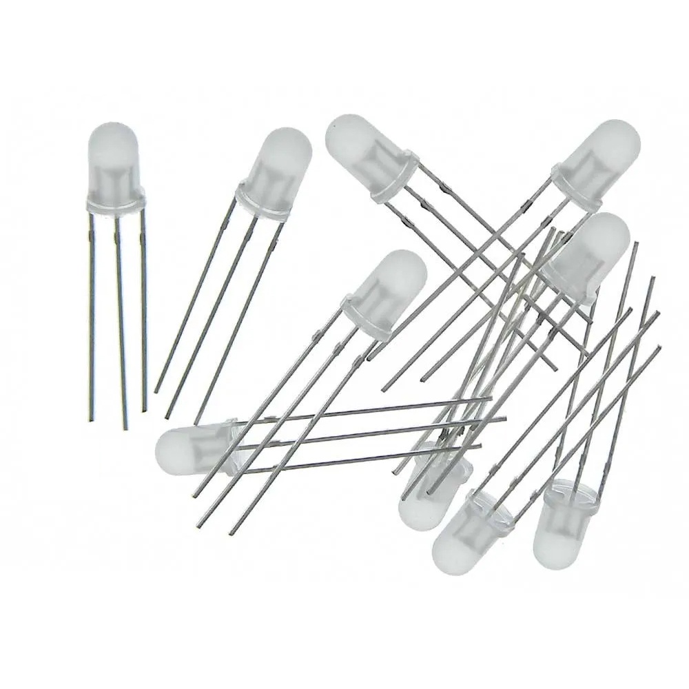 5 ดวง Rgb Rg Led ไดโอดเปล่งแสง 3 มม 5 มม Common Anode Cathode Bright 