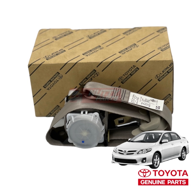 อะไหล่แท้ เข็มขัดนิรภัย เซฟตี้เบลล์ Corolla Altis ปี 08-14 ZRE141 ...