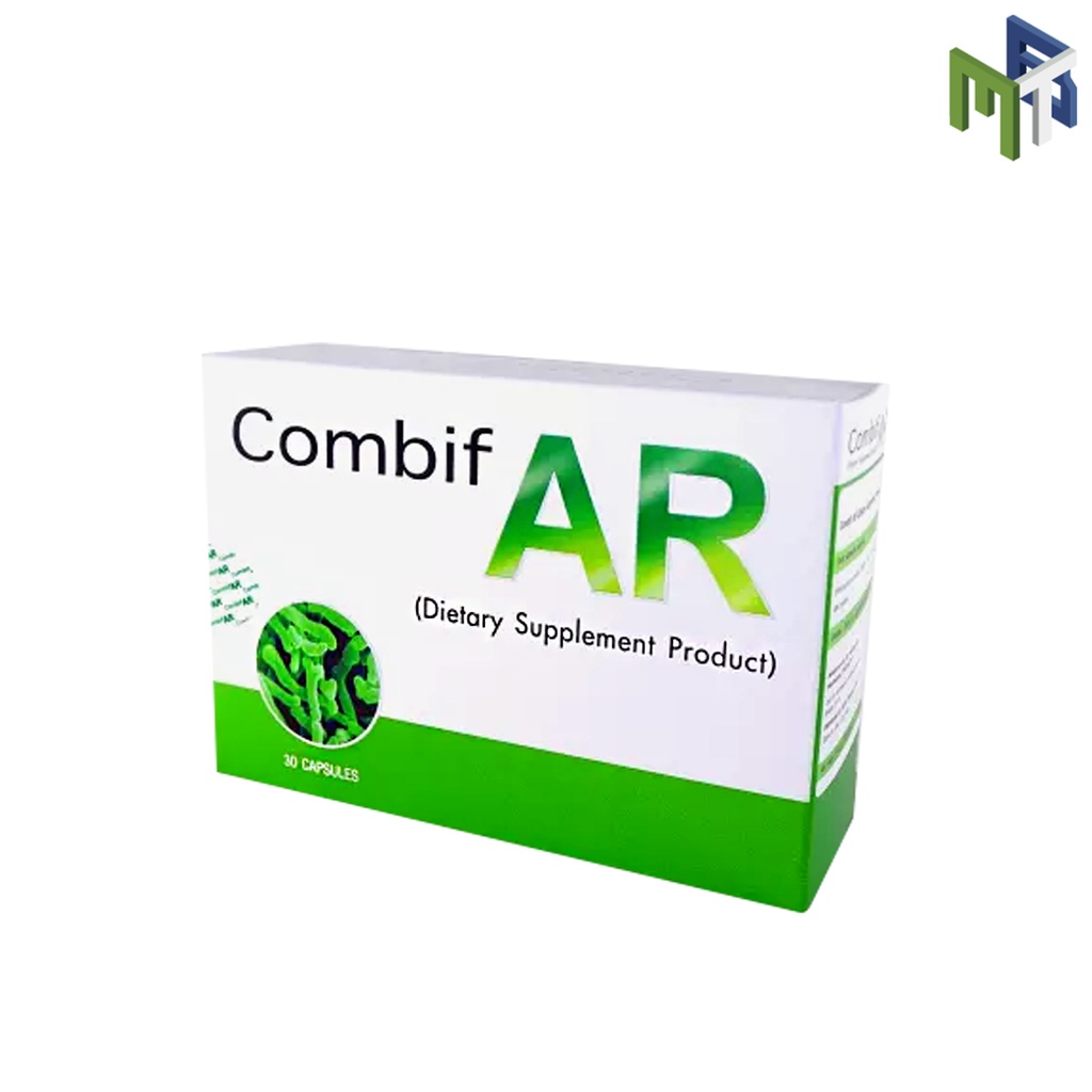 COMBIF AR 3x10's 30 แคปซูล จุลินทรีย์ โปรไบโอติกส์ ปรับลำไส้ ระบบ ...