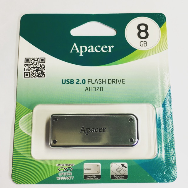 USB Flash Drive 8GB Apacer ของแท้รับประกันศูนย์ | Shopee Thailand