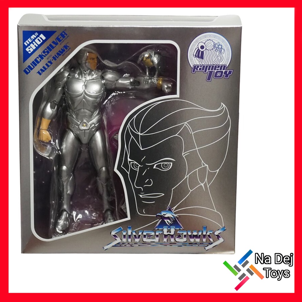 Ramen Toy Silverhawks Quicksilver with Tally-Hawk 6"Figure ราเมน ทอย ...