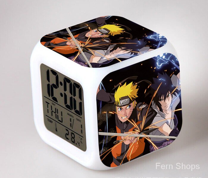 Anime Naruto Alarm Clock Uchiha Itachi Uchiha Sasuke Sharingan Uzumaki ...