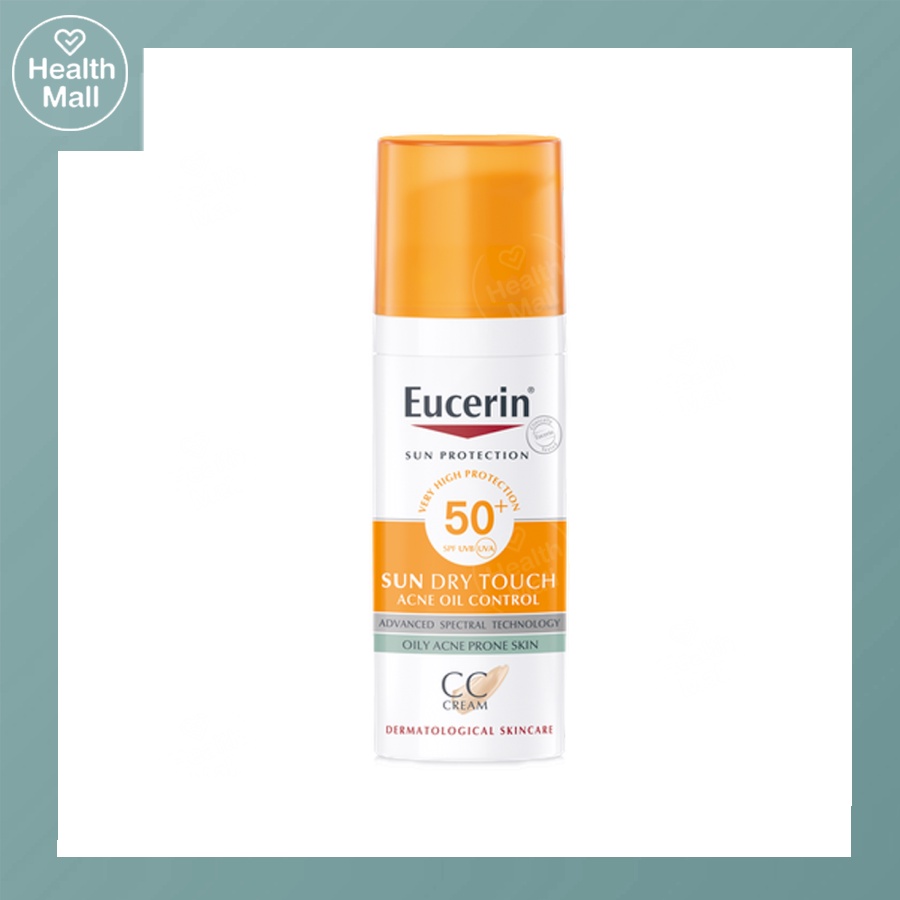 Eucerin Sun CC Acne Oil Control 50 ml.ยูเซอริน ซัน ซีซี ครีม เอสพีเอฟ ...