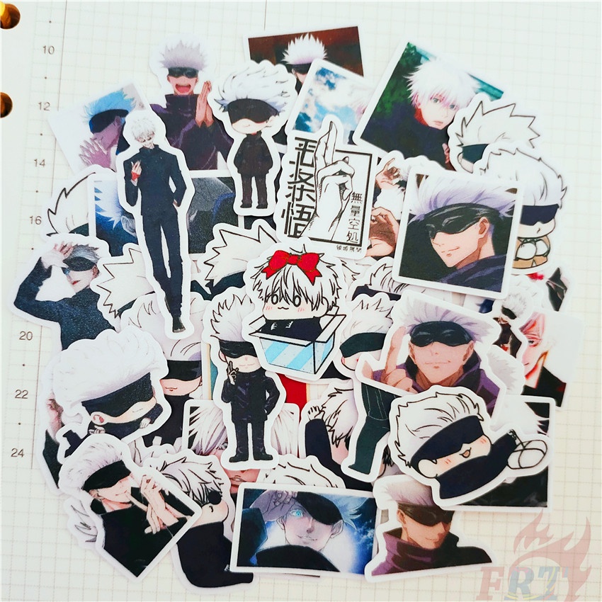 Jujutsu Kaisen . Gojo Satoru Q-1 Mini Diary Manual สติ๊กเกอร์ ★★★ 40Pcs ...