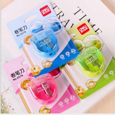 Deli- กบเหลาดินสอพร้อมฝาครอบ | Shopee Thailand