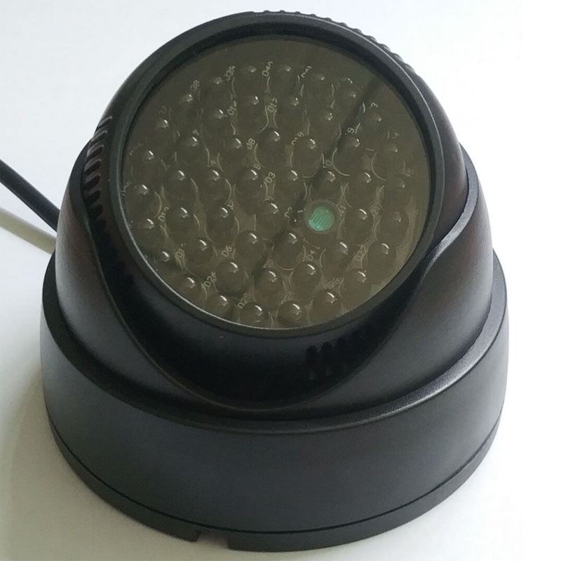 style 48pcs black IR LED night vision illuminator Infrared light IR ...