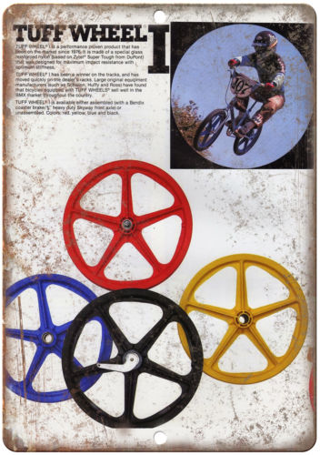 Skyway BMX Vintage Mag Wheels Tuff Wheel Reproduction ป้ายโลหะ | Shopee ...