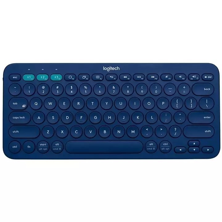 Logitech K380 Multi-Device Bluetooth Keyboard (EN) (Blue) | Shopee Thailand