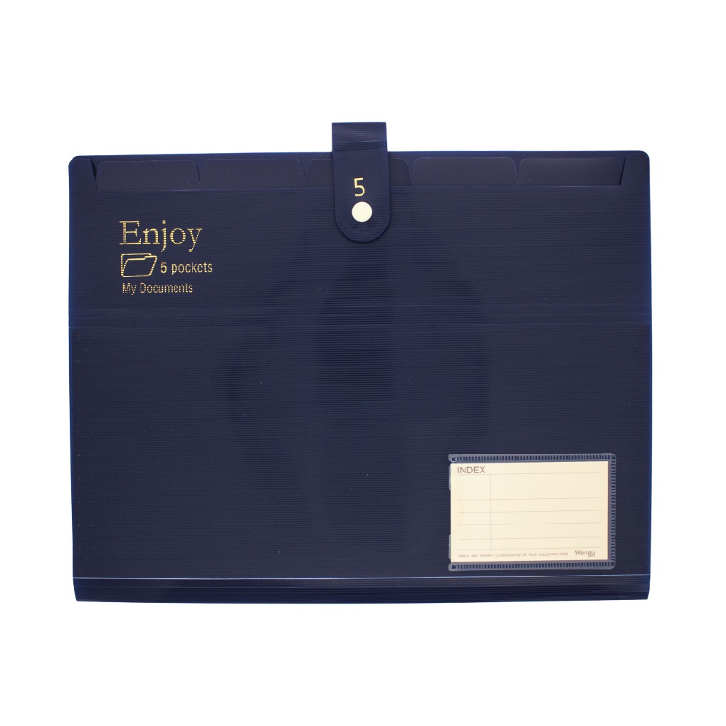 WENGU แฟ้มเอกสาร 5 ช่อง A4 #G135-5 | Shopee Thailand