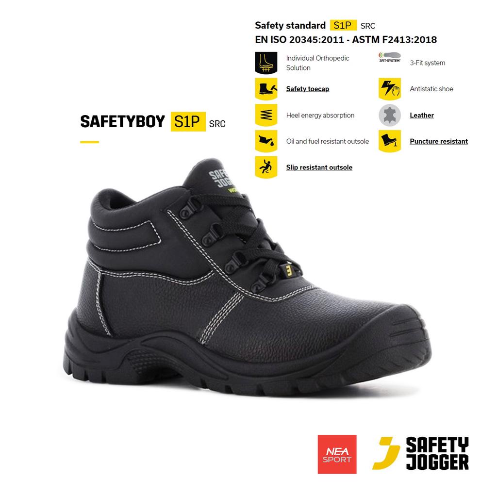 [ลด30% เก็บโค้ด 2509FASHDD] SAFETY JOGGER - SAFETYBOY S1P Mid รองเท้า ...