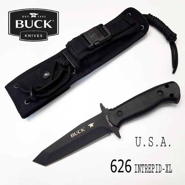 มีดBUCK 626 Intrepid-XL, Black มีทหารที่แข็งแกร่งที่สุดเล่มนึงของBuck ... มีดBUCK 626 Intrepid-XL, Black มีทหารที่แข็งแกร่งที่สุดเล่มนึงของBuck ...