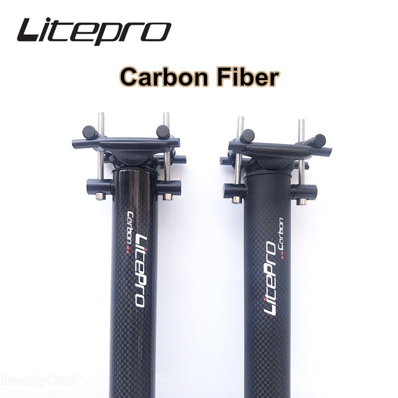 Litepro จักรยานคาร์บอนไฟเบอร์ 33.9*580 มม.ที่นั่งหลอดวัสดุคาร์บอน ...