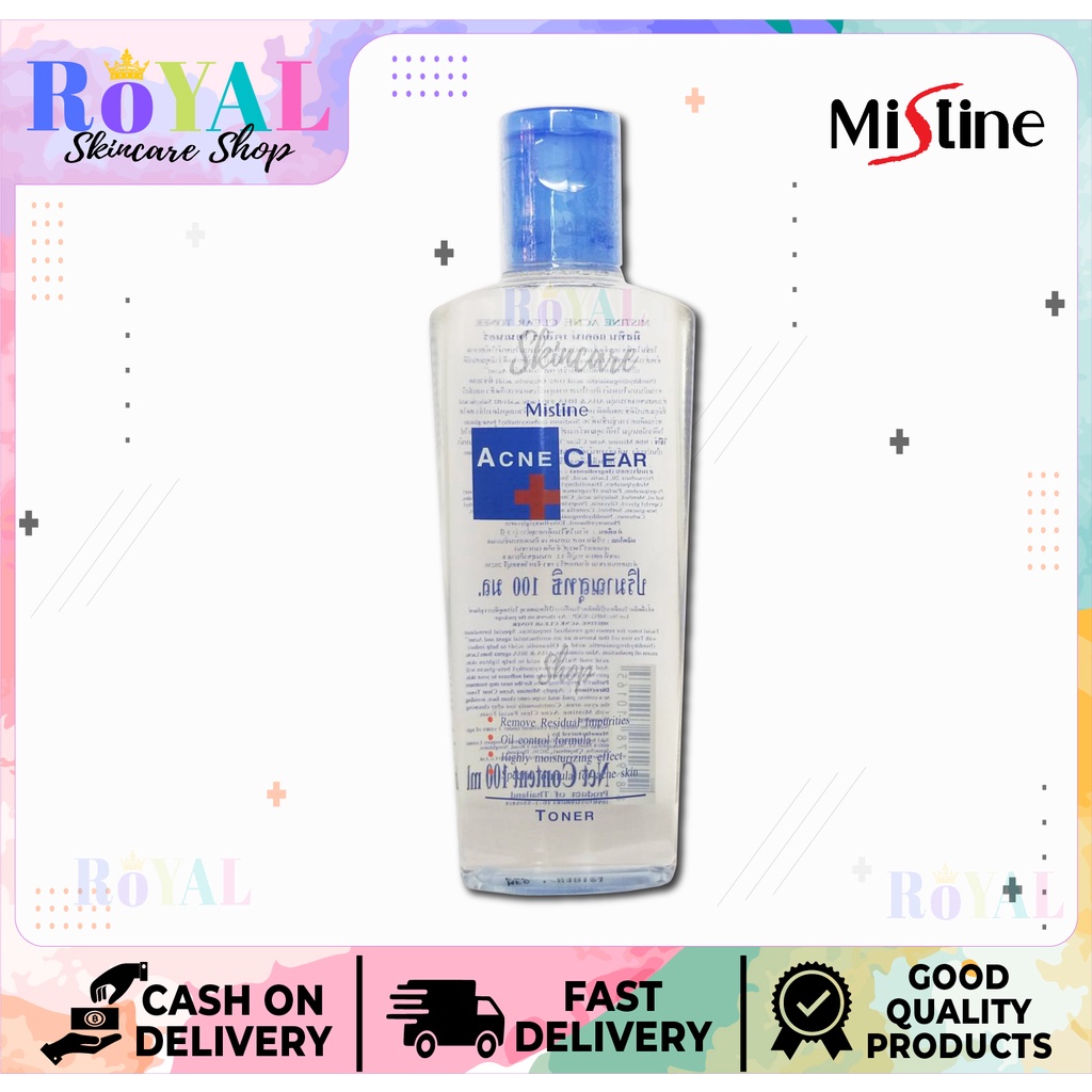 Mistine Acne Clear Toner 100ml | Shopee Thailand