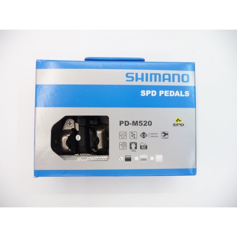 บันได Clipless Shimano PD-M 520 แบบกล่อง | Shopee Thailand
