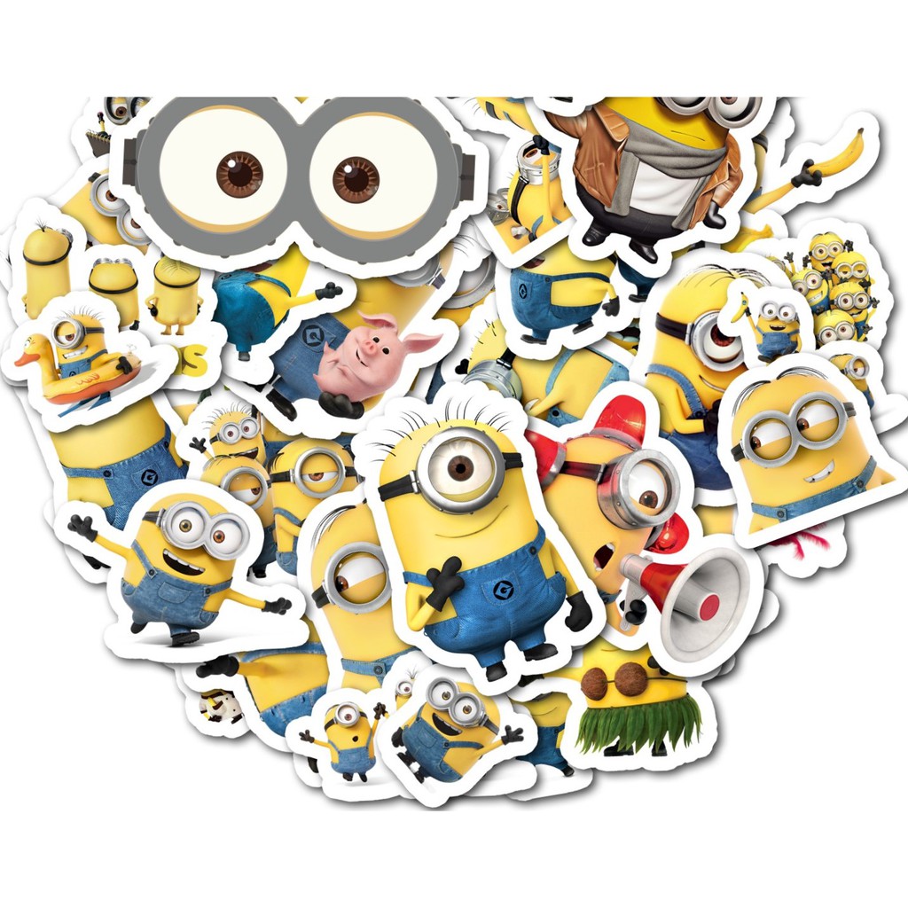 🇹🇭 ร้านไทย Minion sticker มินเนี่ยน สติกเกอร์ไวนิลกันน้ำ กันแดด สินค้า ...
