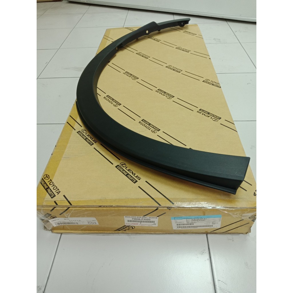 (ของแท้) 75606-F4020 คิ้วขอบล้อหลังซ้าย CHR ปี 2018 ของแท้ เบิกศูนย์ ...