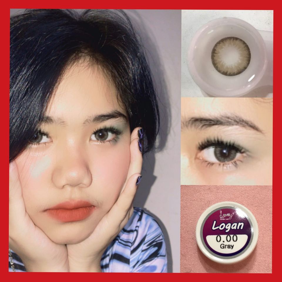 คอนแทคเลนส์ Lovely รุ่น Logan Gray | Shopee Thailand