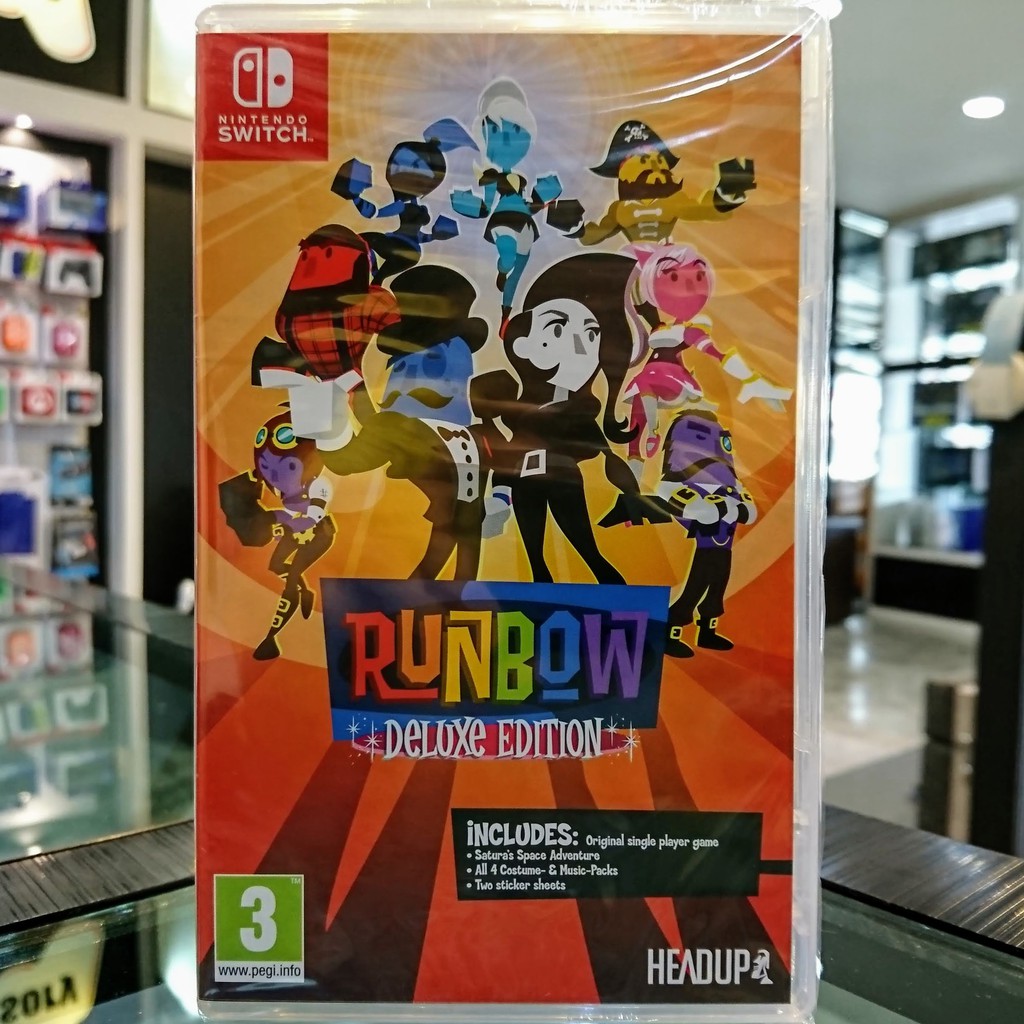 (ภาษาอังกฤษ) มือ1 Nintendo Switch Runbow Deluxe Edition แผ่นเกม ...