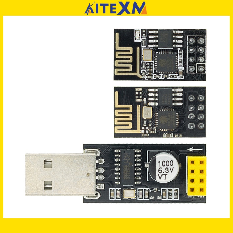 โมดูลบอร์ดอะแดปเตอร์ไร้สาย Usb เป็น ESP8266 WIFI ESP-01 ESP-01S สําหรับ ...