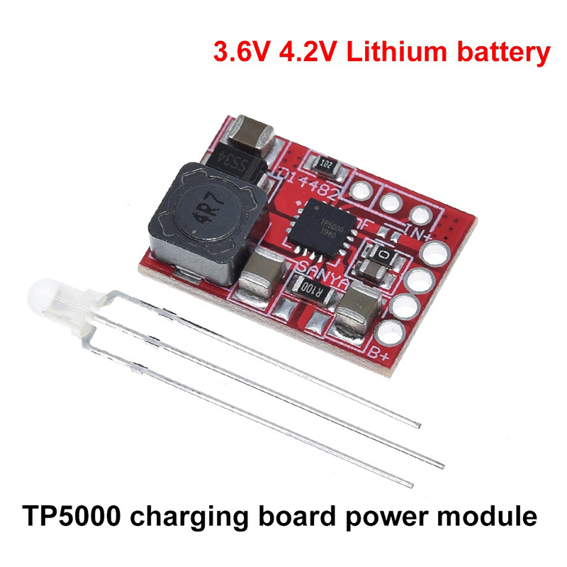TP5000 DC 4.5v-9v 4.2V/3.6V 1A แบตเตอรี่ลิเธียมชาร์จบอร์ดแบตเตอรี่ ...