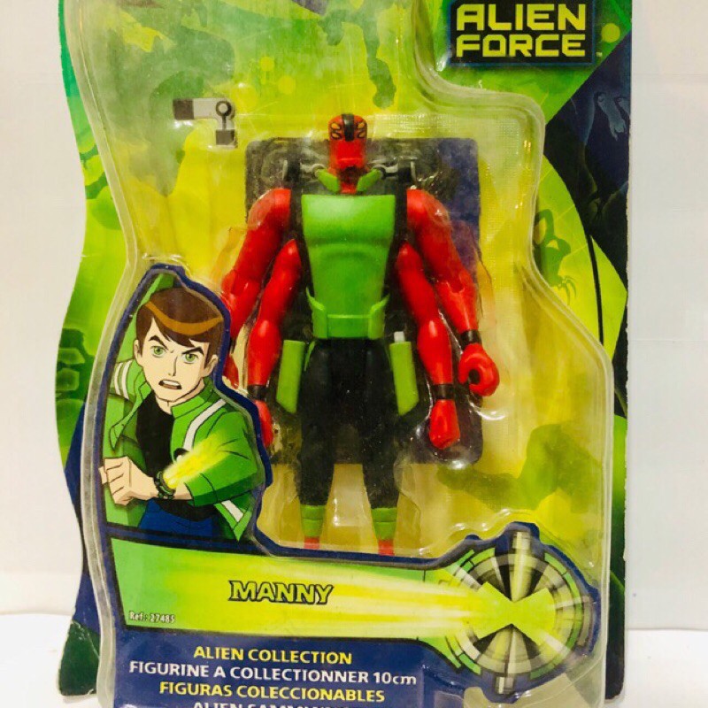 Ben 10 Manny Exclusive Figure Alien Force Bandai Rare #เบ็นเท็น | Shopee Thailand