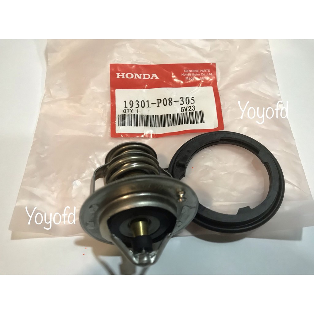 วาล์วน้ำ Honda + โอริง PART NO. 19301-P08-305 อุณหภูมิวาล์วน้ำ 78 องศา ...