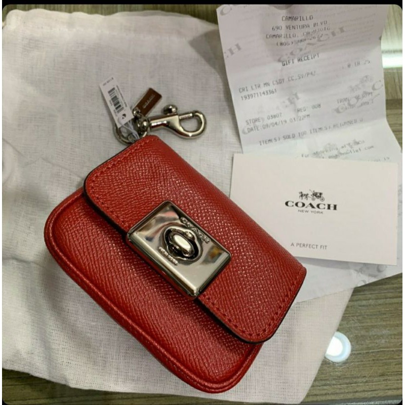 Coach Mini Coin Case กระเป๋าเอนกประสงค์ สินค้ามือ 2 สภาพเหมือนใหม่คะ ...