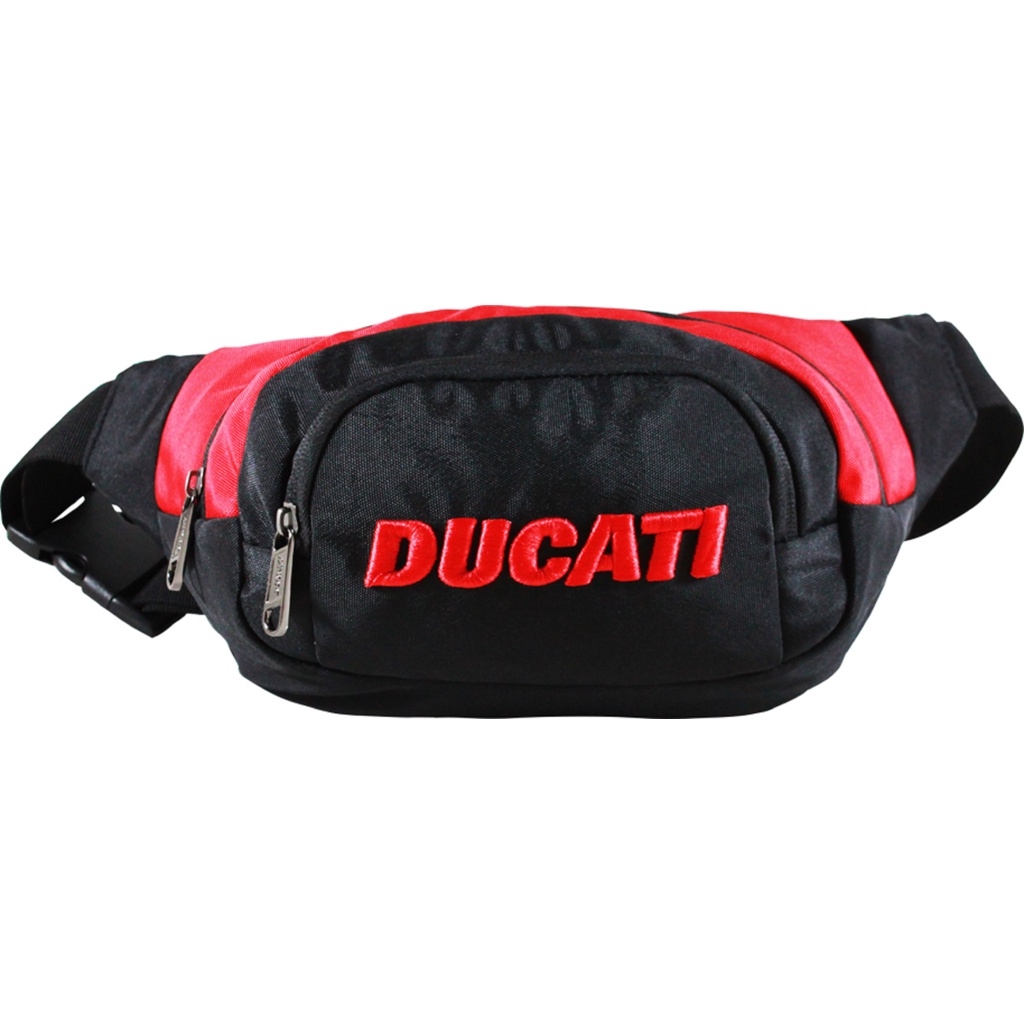 DUCATI Waist Bag กระเป๋าดูคาติ DCT49 172 สีดำ | Shopee Thailand