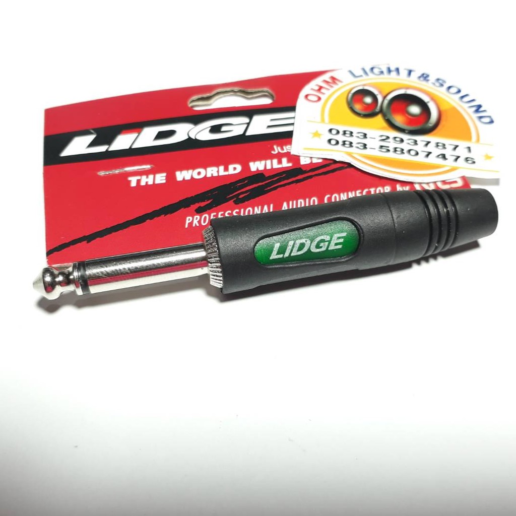 หัวแจ๊ค TS LIDGE 1/4 อย่างดี ราคาประหยัด YM-195ฺB ใช้กับ สายสัญญาณ เครื่องเสียง ชีลด์ แจ็ค ...