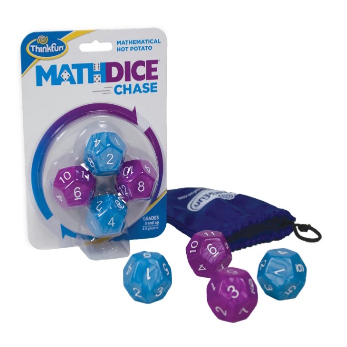 Math Dice / Jr. / Chase ลูกเต๋าแข่งคำนวณ (EN) Board Game บอร์ดเกม ของ ...