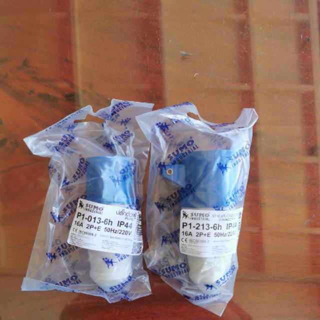 ปลั๊ก เพาเวอร์ ปลั๊กพาวเวอร์ SUMO POWER PLUG ตัวผู้ - ตัวเมีย 2P 16A ...