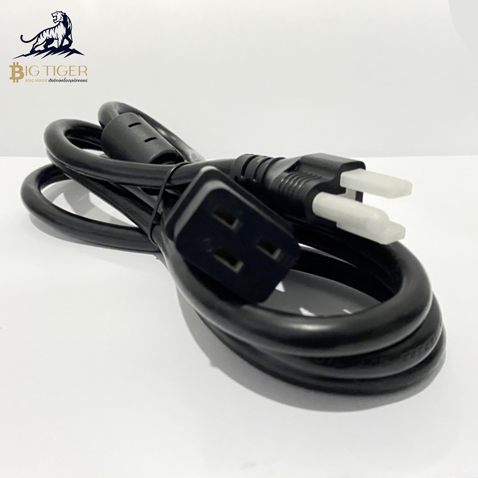 สายไฟ AC Power C19 3x2.5mm2 สำหรับเครื่องขุด Asic Miner มาตรฐานยุโรป (พร้อมส่ง) | Shopee Thailand