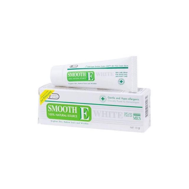 Smooth E cream plus white MES หลอดเล็ก 10g/30g/60g ครีมบำรุงผิว ...