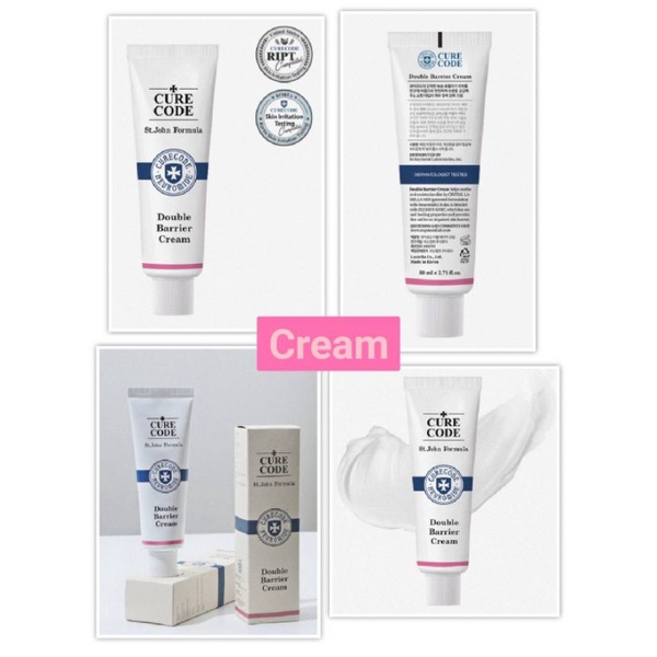 (กดติดตามร้านรับส่วนลดเพิ่ม) CureCode Double Barrier Cream 80ml ...