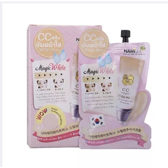 NAMI Magic White 1-Step Wow CC Cream ซีซีครีม 7g นามิ เมจิก ไวท์ วัน ...
