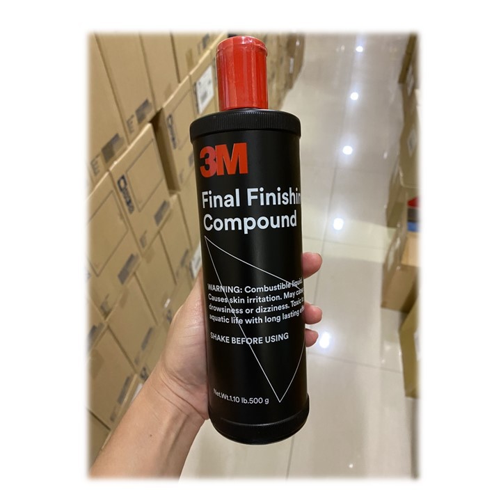 3M น้ำยาขัดเงาสีรถ 500 กรัม 3M Final Finishing Compound (ขั้นตอนเดียว ...