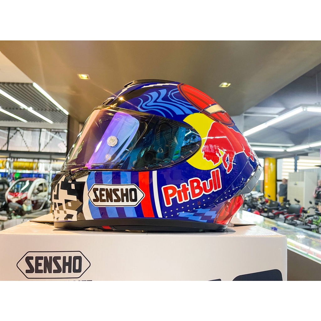 หมวกกันน็อค SENSHO RIDE X LIFE สี น้ำเงิน S/M/L/XL | Shopee Thailand