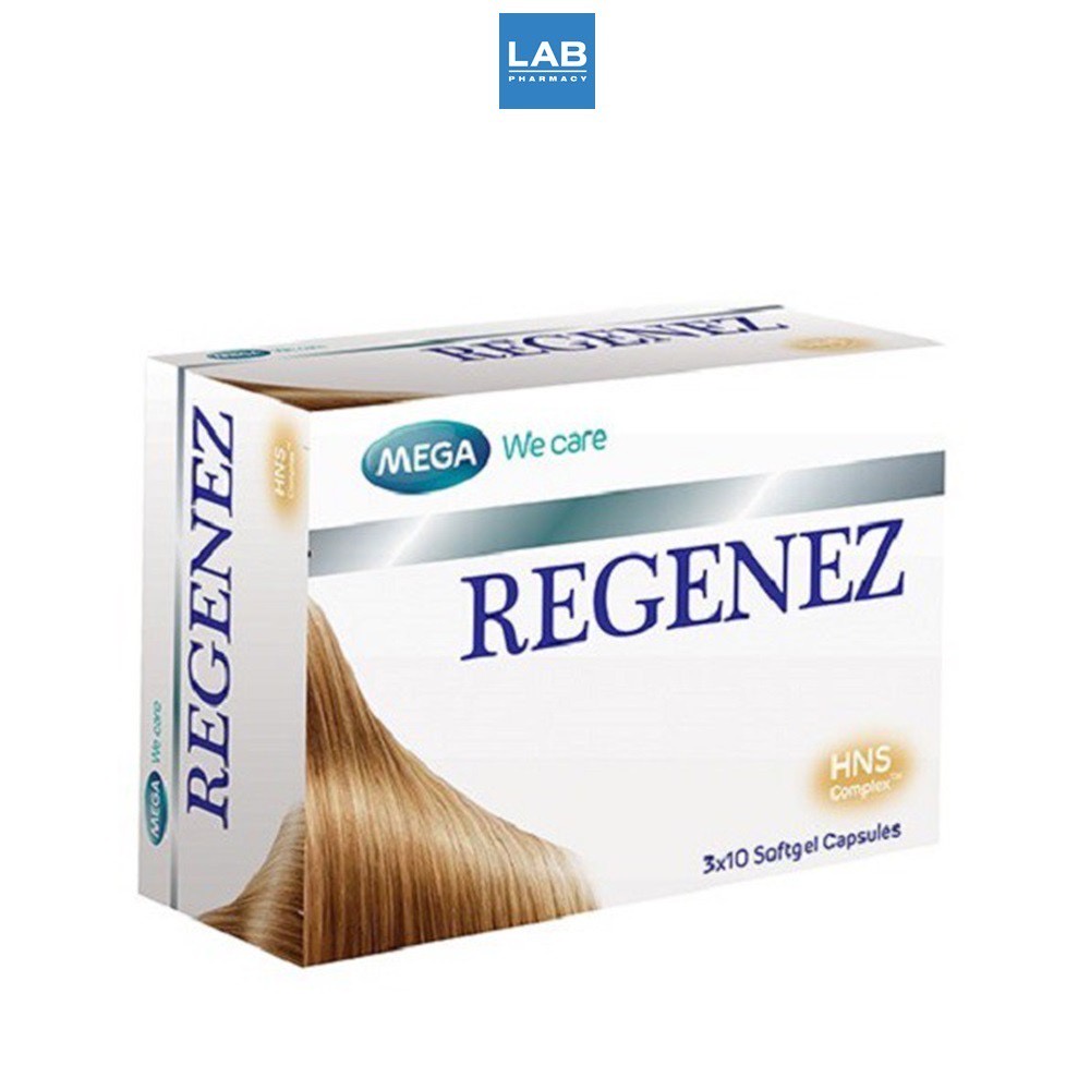 MEGA We care REGENEZ 30 caps - เมก้า วีแคร์ รีจีเนซ บำรุงเส้นผมและหนัง ...