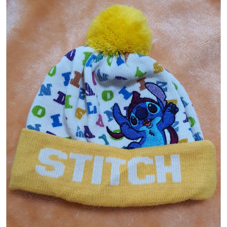 Disney Stich Knit Hat Beanie หมวกไหมพรม Stitch หมวก สติช ของ Disney แท้ ...