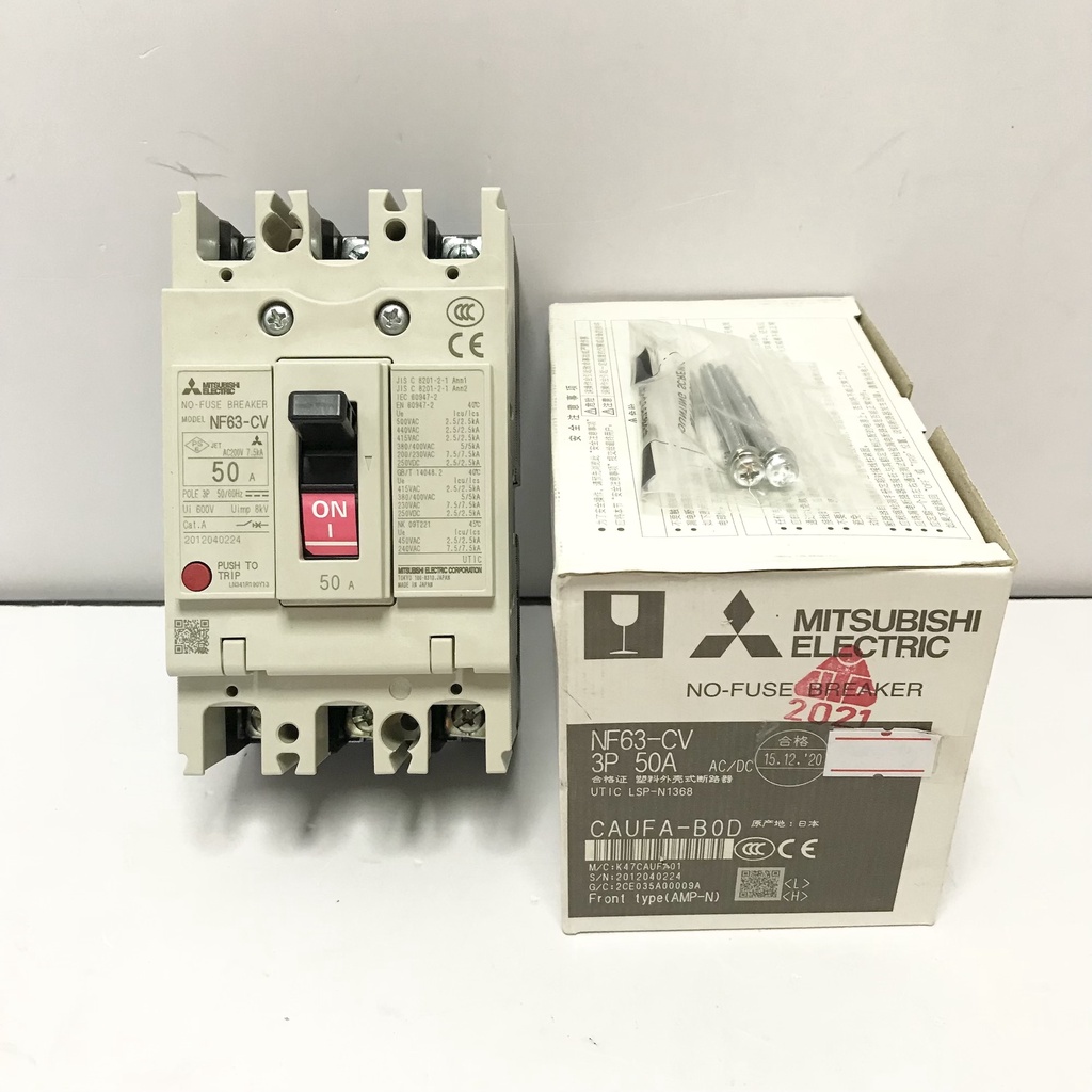 Mitsubishi breaker เบรกเกอร์ มิตซูบิชิ NF 2P 30A 50A 63A 100A 3P50A 63A | Shopee Thailand