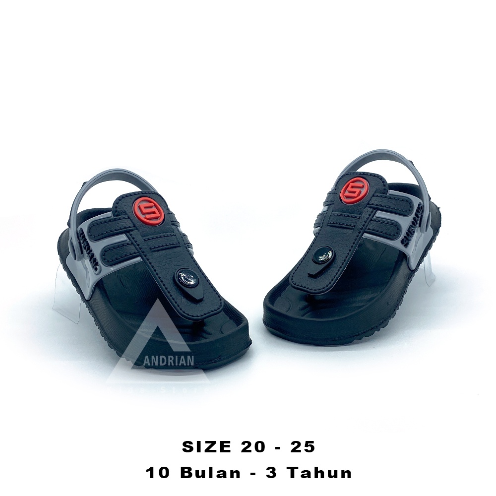 Shevano รองเท้าแตะเด็กชายสายรัดหลังล่าสุด 1 - 4 ปี | Shopee Thailand