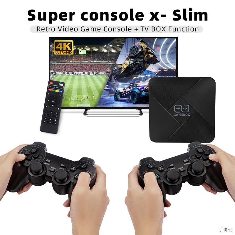 ♂Game stick DATA FROG Retro Console Dual System Android TV Box WiFi ...