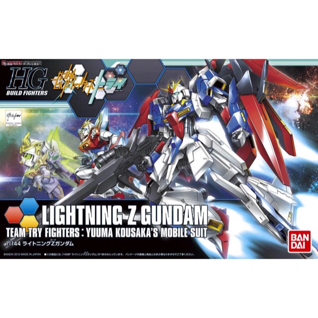 Bandai HGBF MSZ-006LGT Lightning Zeta Gundam | Shopee Thailand