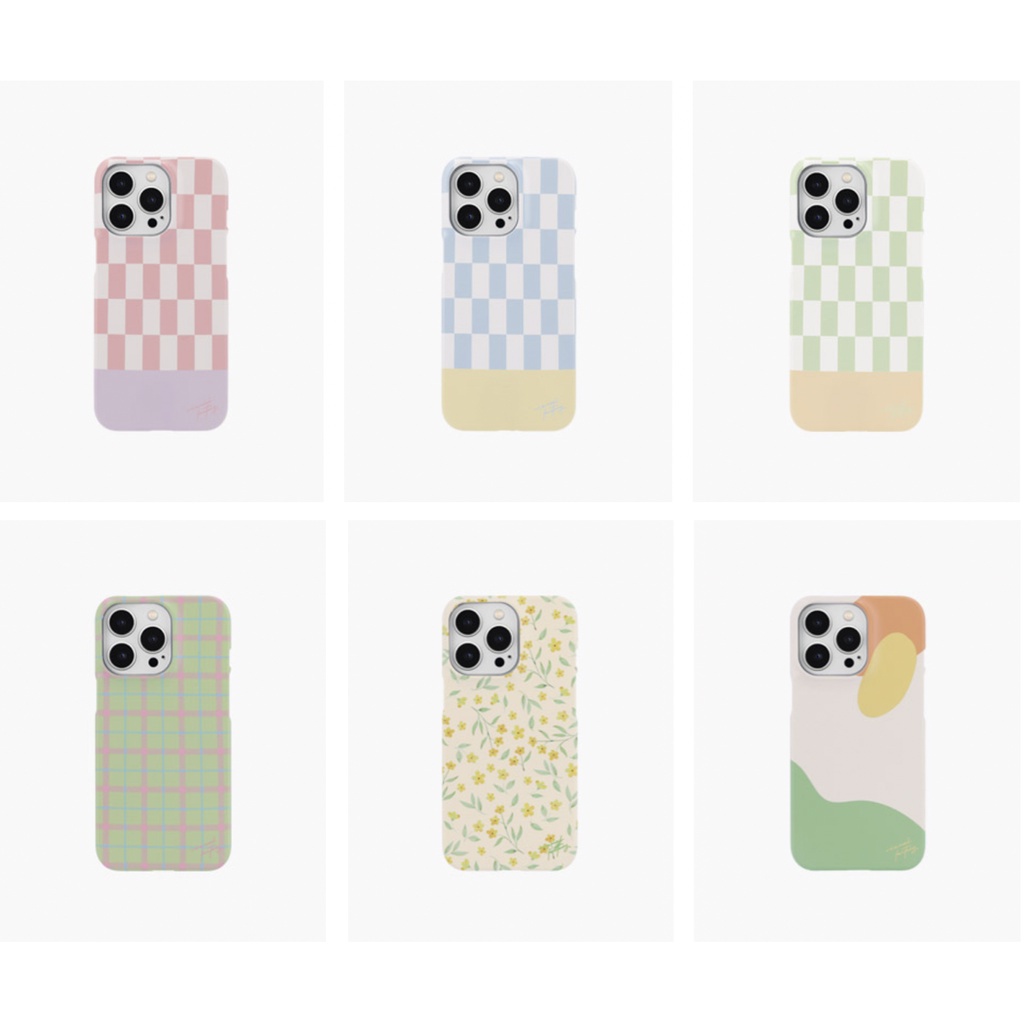 vizual factory iPhone 13 12 11 pro max mini phone case - Soft checkered ...