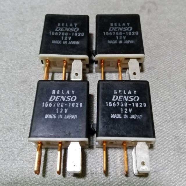 รีเลย์ RELAY DENSO 12V (4 ขา) 156700-1020 มือสองญี่ปุ่น | Shopee Thailand