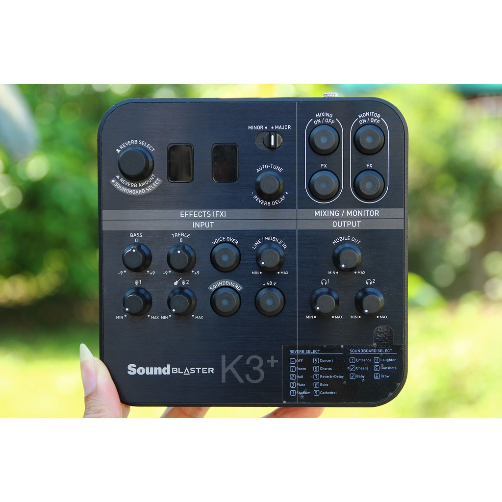CREATIVE SOUND BLASTER K3+ MIXER SOUND CARD | Shopee Thailand