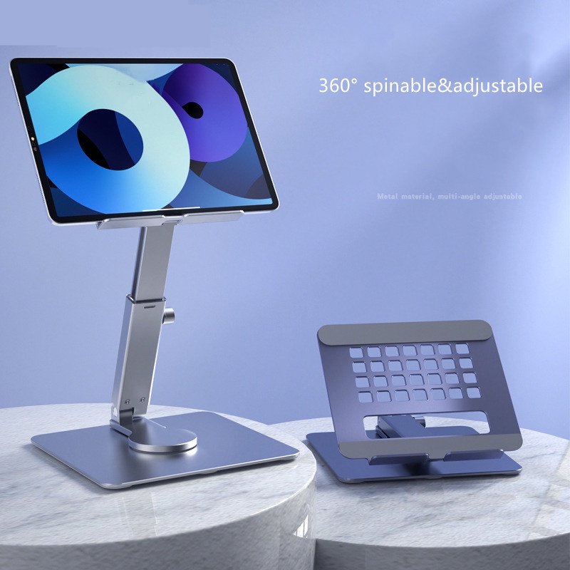 360° spinable&adjustable tablet stand วัสดุอลูมิเนียมอัลลอยด์อเนก ...