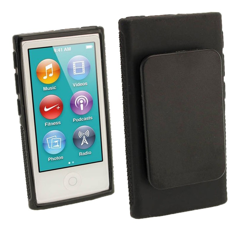 เคสซิลิโคน TPU พร้อมคลิปหนีบเข็มขัด สําหรับ Apple iPod Nano7 7th 8 7 8 ...