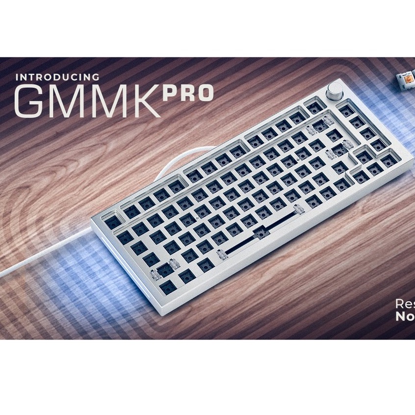 KEYBOARD (คีย์บอร์ด) Glorious GMMK Pro Barebones ANSI Layout คีย์บอร์ด ...